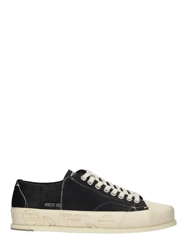 Premiata Vincent 015 Leather Sneakers - Black