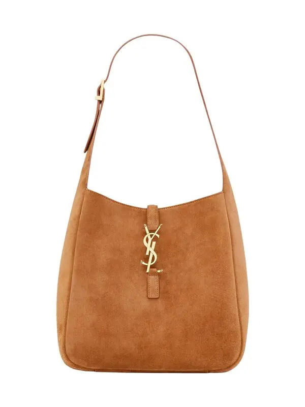 Saint Laurent Le 5 Á 7 Suede Shoulder Bag - Brown