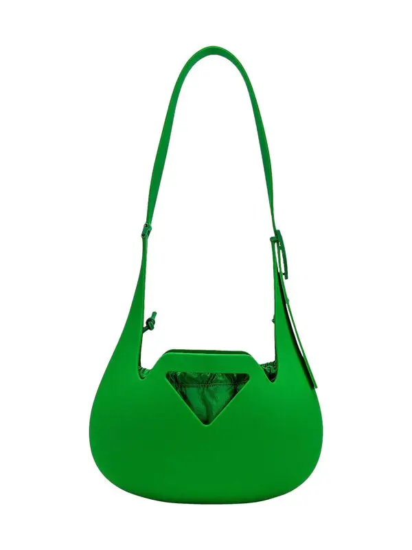 Bottega Veneta Small Moulded Shoulder Bag - Green