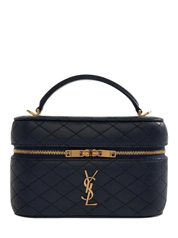 Saint Laurent Mini Gaby Vanity Bag - Blue