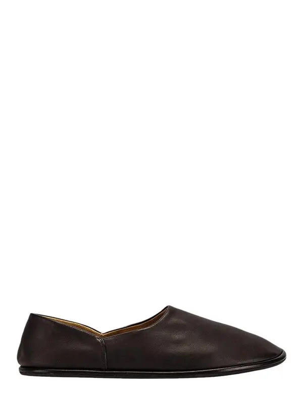 THE ROW Canal Slip On Flat - Black