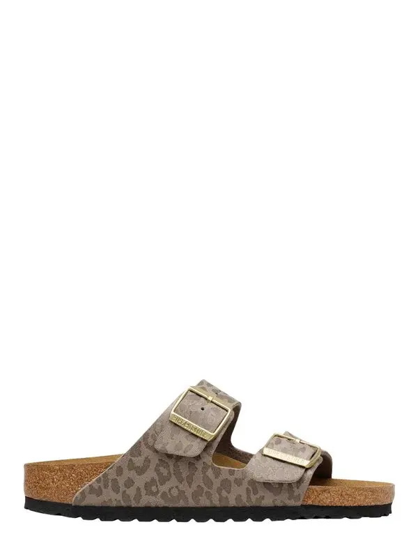 BIRKENSTOCK Arizona Leopard Sandal - Grey