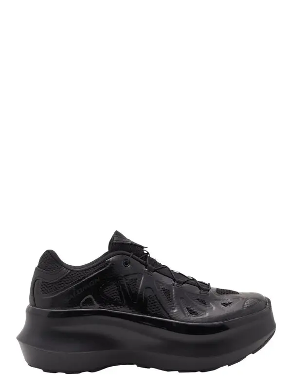 SALOMON Comme Des Garçons X Whisper Void Platform Sneakers - Black