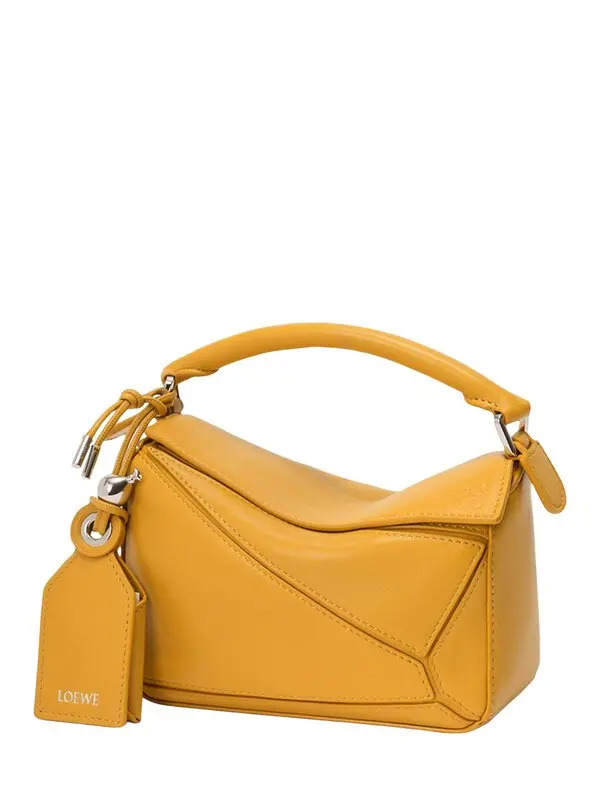 Loewe X Paula's Ibiza Mini Puzzle Top-handle Bag - Yellow