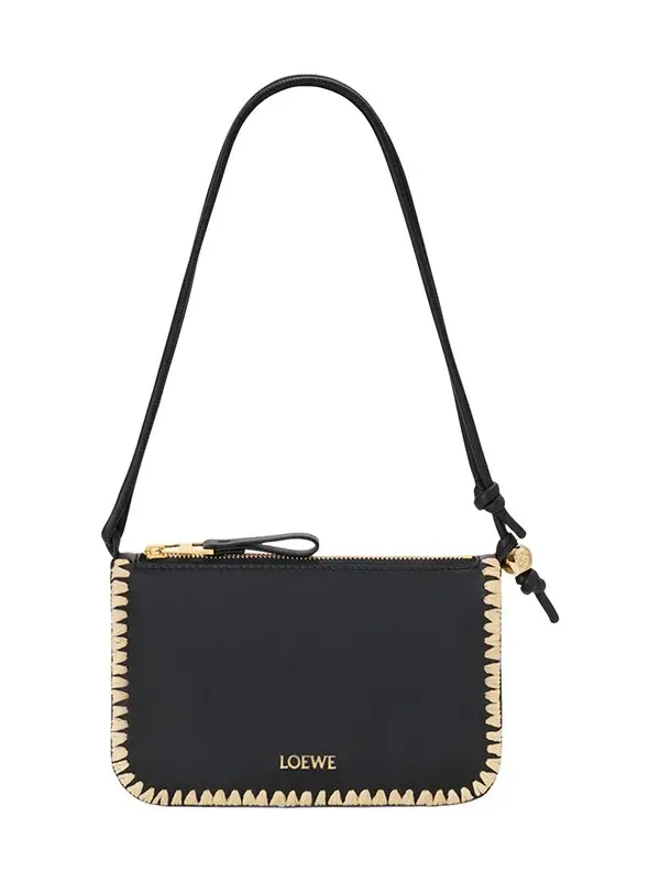 Loewe X Paula's Ibiza Rio Shoulder Bag - Black