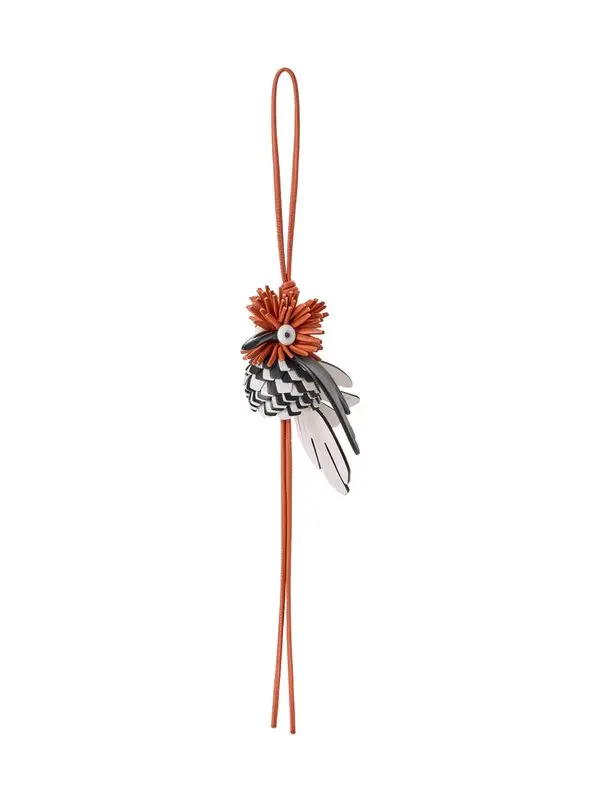 Loewe X Paula's Ibiza Bird Bag Charm - Orange
