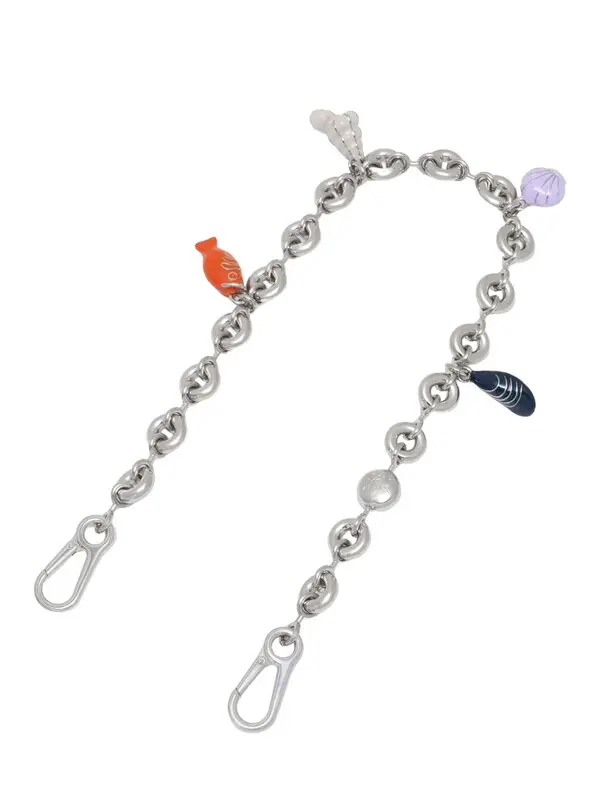 Loewe X Paula's Ibiza Donut Chain Bag Strap - Silver