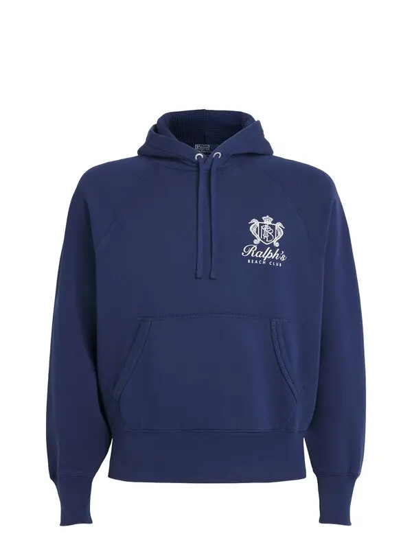 Polo Ralph Lauren Cotton-blend Ralph’s Beach Club Hoodie - Blue