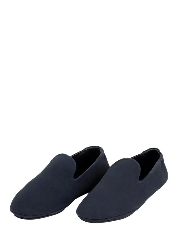 Frette Suede Frisbee Slippers - Blue