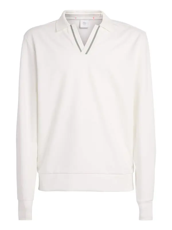 Bogner Open Collar Cajus Sweater - White