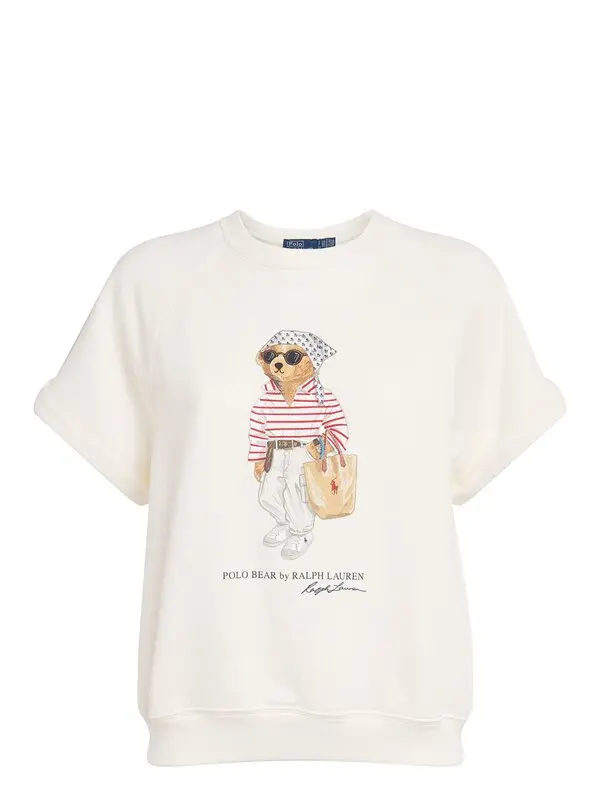 Polo Ralph Lauren Cotton-blend French Terry T-shirt - White