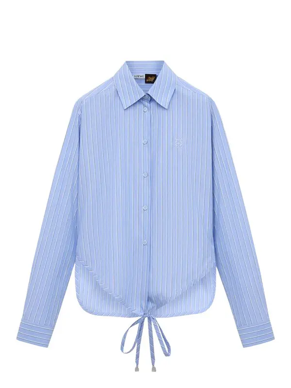 Loewe X Paula's Ibiza Striped Shirt - Blue