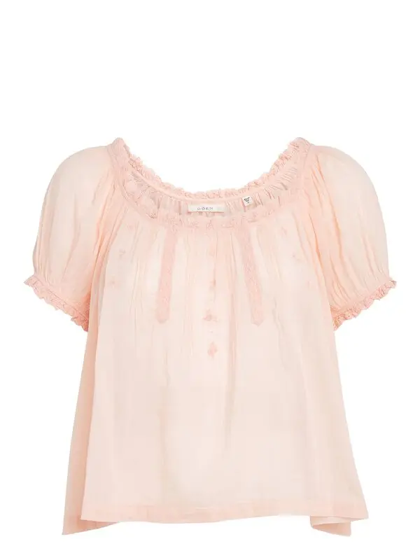 DÔEN Organic Cotton Frederica Blouse - Pink