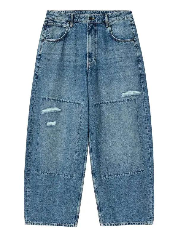 ALLSAINTS Slouch Barrel-leg Jeans - Blue