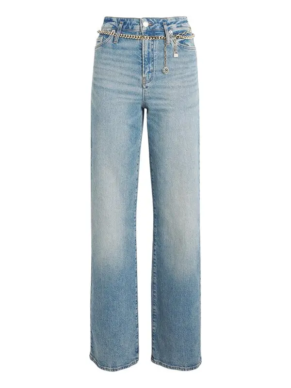 Maje High-rise Straight Jeans - Blue