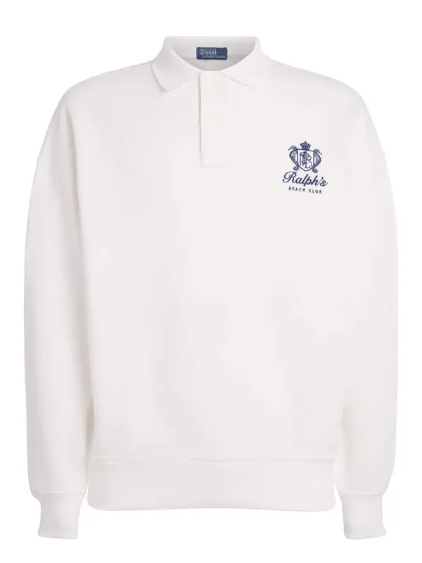 Polo Ralph Lauren Cotton-blend Ralph's Beach Club Polo Shirt - White