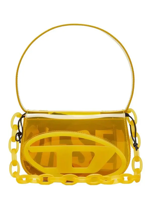 DIESEL® 1dr Iconic Transparent Tpu Shoulder Bag - Yellow