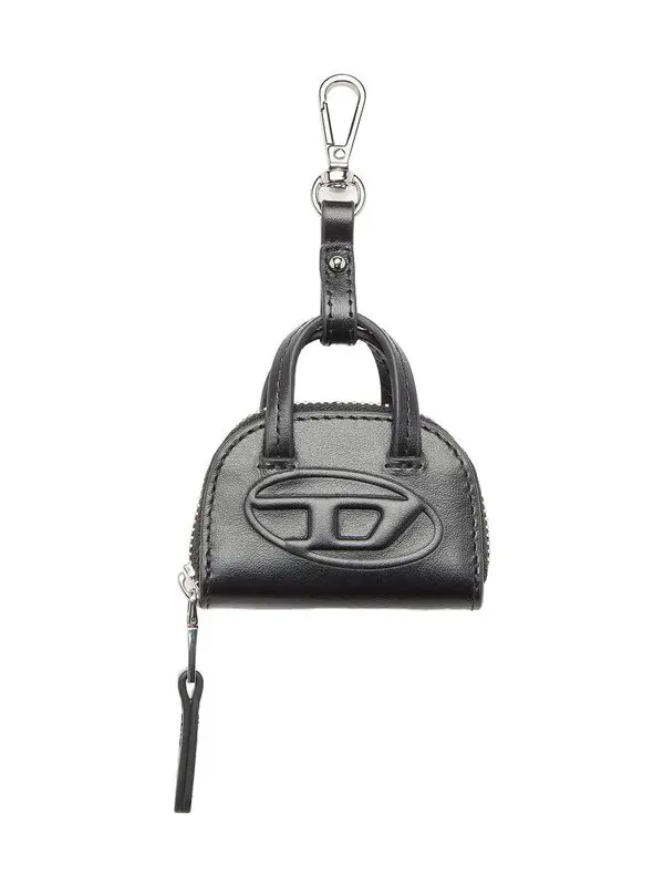DIESEL® 1dr Dome Bag Charm - Black