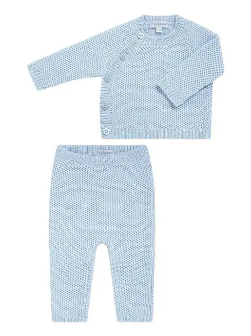 NELLAPIMA Honeycomb Knit Setbaby - Blue