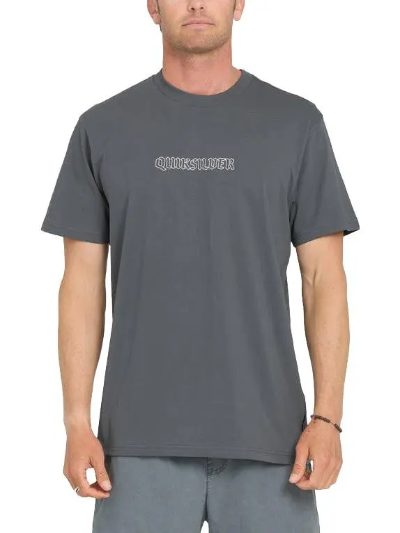 Quiksilver Serpents Short Sleeve Graphic T-shirt - Iron Gate