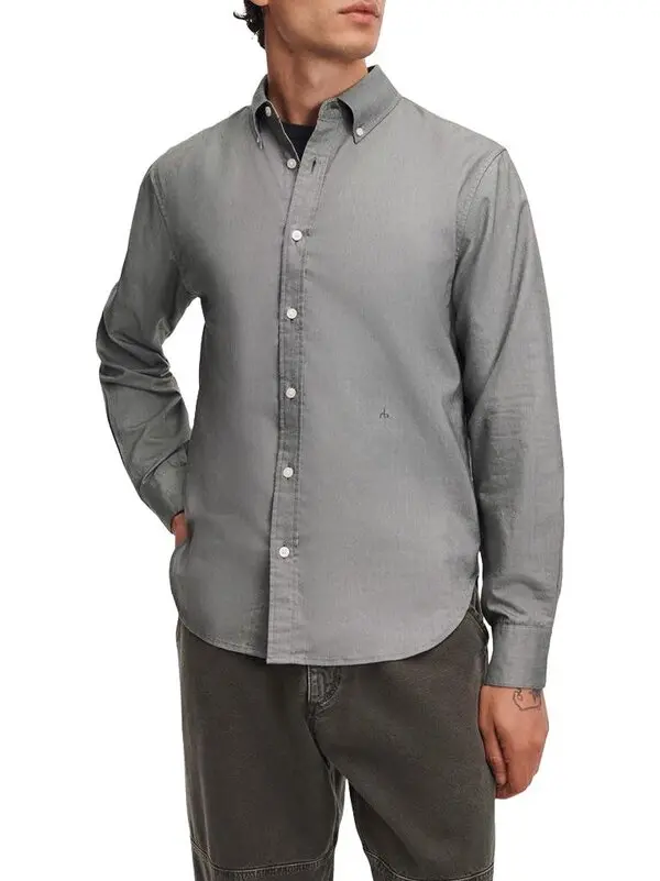 Rag & Bone Classic Fit Oxford Button-down Shirt - Army