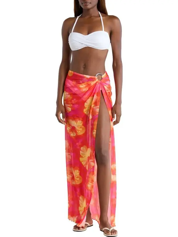 KULANI KINIS Split Mesh Maxi Cover-up Skirt - Samba Baby