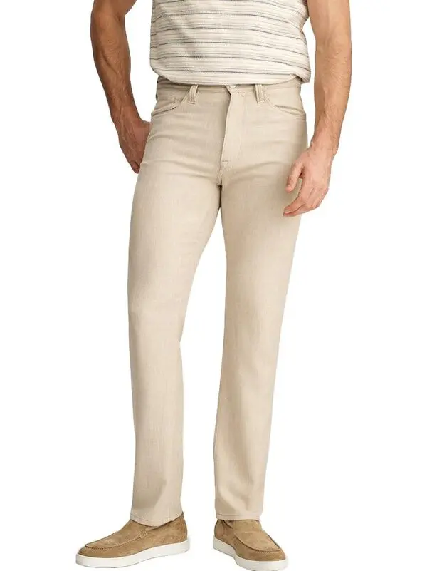 34 Heritage Courage Stretch Twill Straight Leg Pants - Wheat Cross Twill