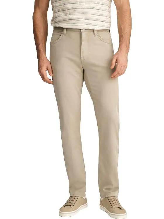 34 Heritage Courage Stretch Twill Straight-leg Pants - Cashmere Cloud Luxe