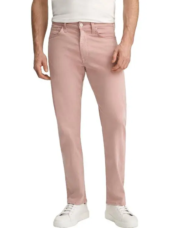 34 Heritage Courage Stretch Twill Straight-leg Pants - Pink Twill