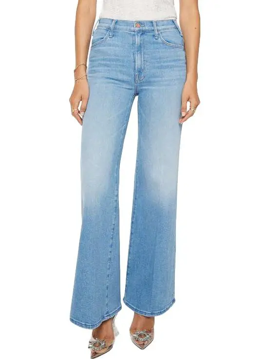 MOTHER The Hustler Roller Sneak High-waist Wide-leg Jeans - Room Service