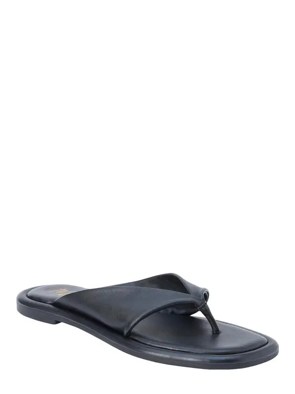 Matisse Mirage Flip Flop - Black Leather