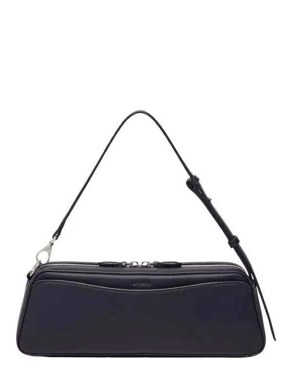 ORYANY Mini Canna Leather Shoulder Bag - Black