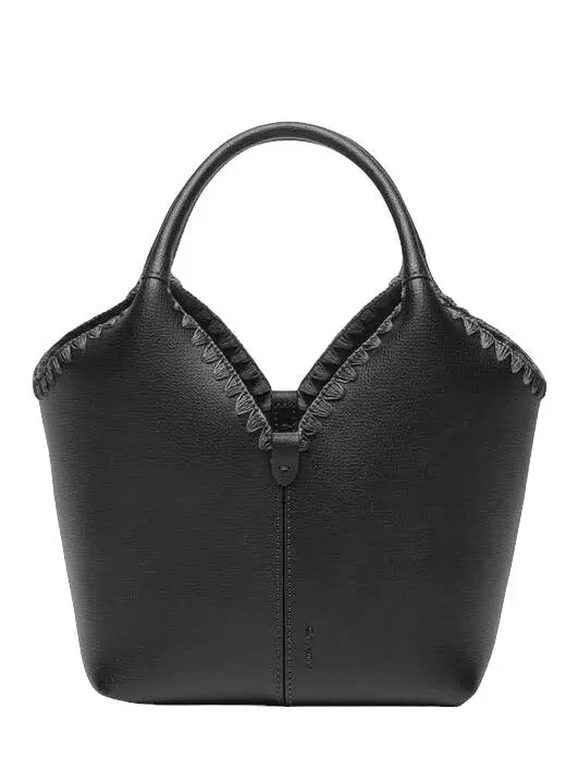 ORYANY Vanessa Leather Satchel - Black