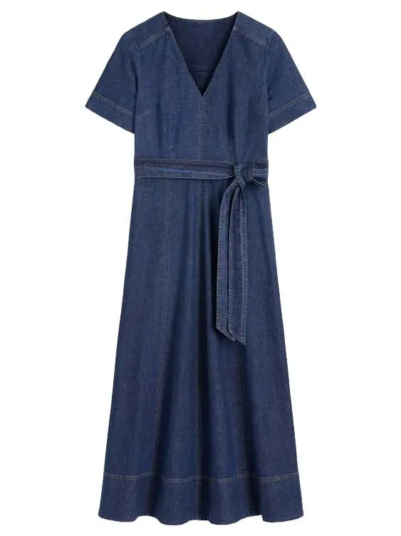 Boden Denim Midi Dress - Mid Vintage