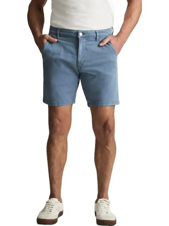 34 Heritage Arizona Slim Fit Flat Front Twill Chino Shorts - Flint Stone Twill