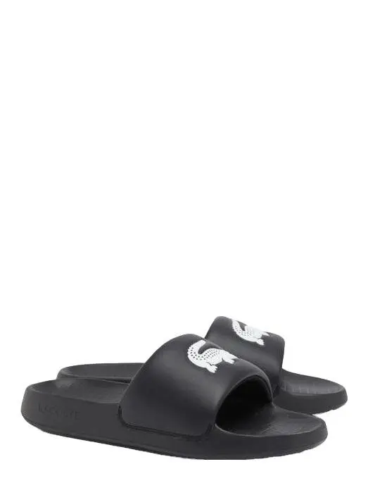 Lacoste Serve Slide Sandal - Black/white