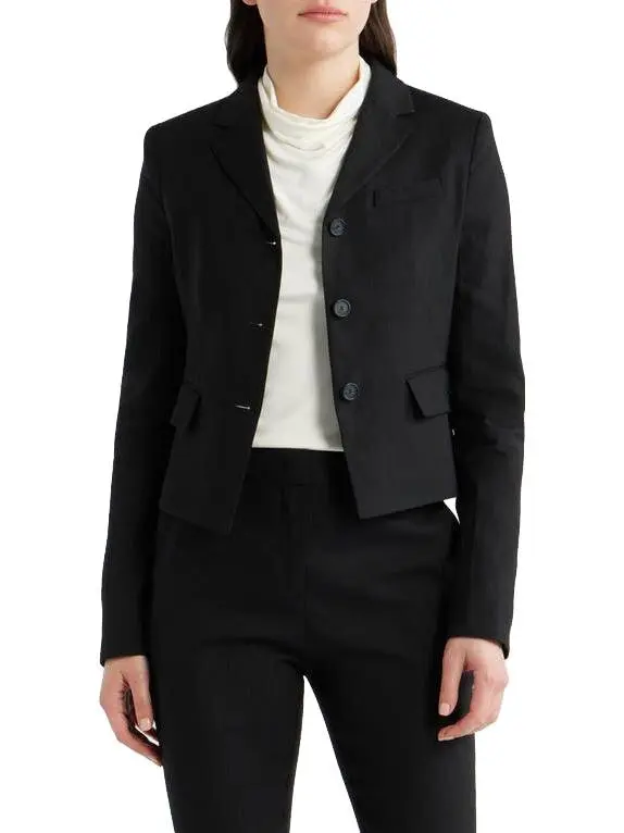 BOSS Jori Linen Blend Jacket - Black