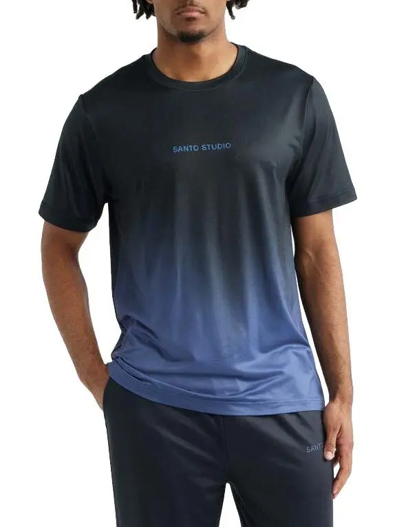 SANTO STUDIO Tempo Faded Tech Performance T-shirtarman Tsarukyan Edition - Black Fade