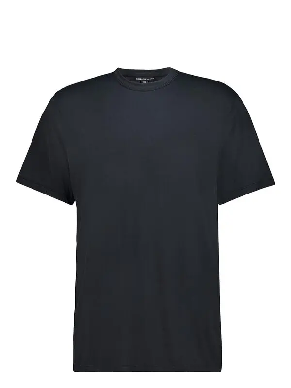 JAMES PERSE Carbon Luxe Lotus Cotton T-shirt - Black