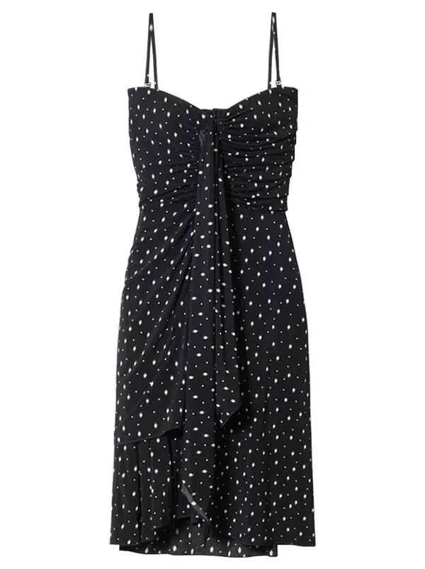 Isabel Marant Gemma Strapless Dress - Black/ecru