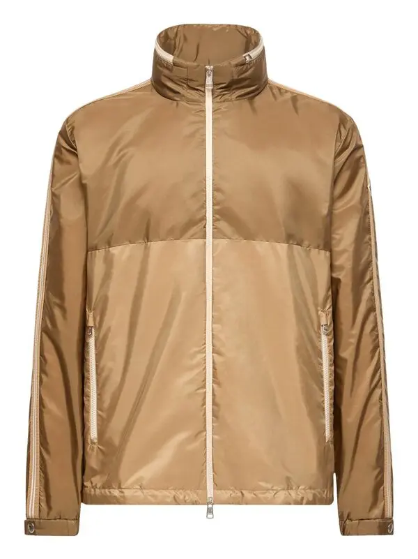 Moncler Morenc Hooded Rain Jacket - Beige
