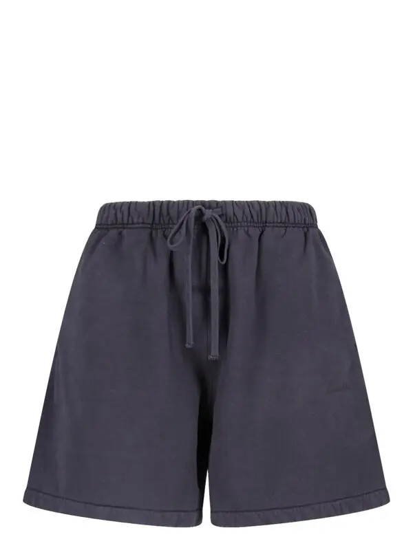 Fear Of God Sport Shorts With Logo - Black