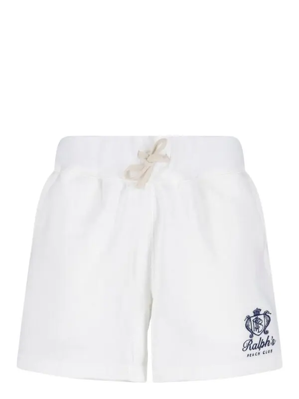 Fear Of God Sport Shorts With Logo - White