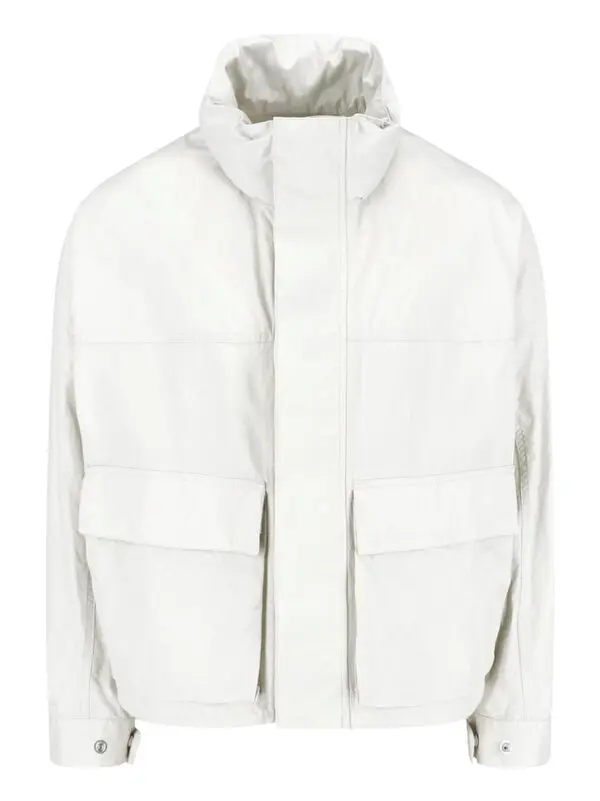 LEMAIRE Short Parka Jacket - Cream