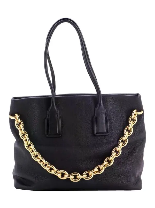 Bottega Veneta Mount Leather Tote Bag - Black