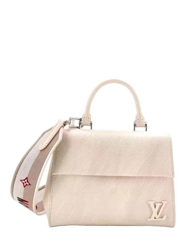 LOUIS VUITTON Cluny Top Handle Bag Epi Leather Mini Satchel - Neutrals