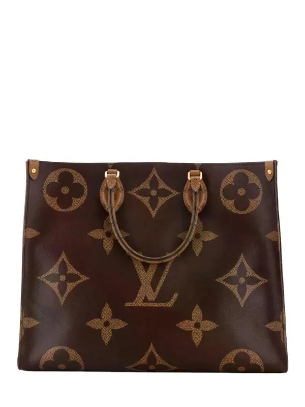 LOUIS VUITTON Onthego Reverse Monogram Giant Gm Tote Bag - Brown