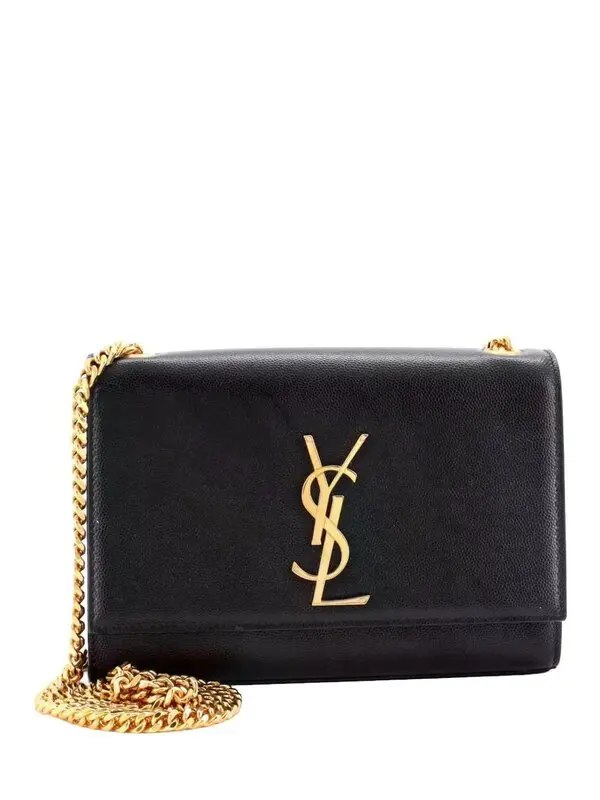 Saint Laurent Classic Monogram Small Crossbody Bag - Black