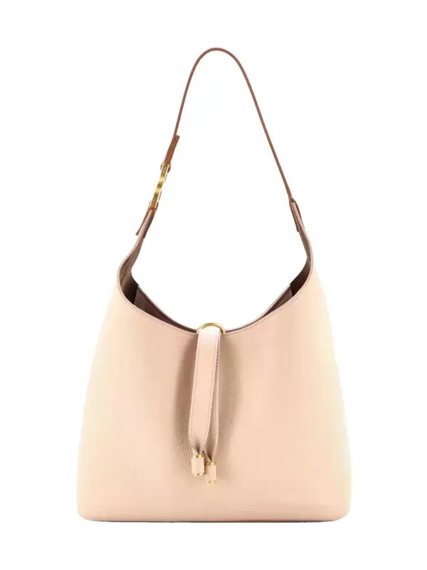 Chloé Marcie Nm Leather Small Hobo Bag - Brown