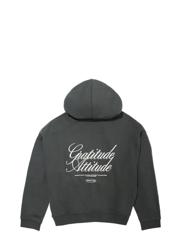 VIEVE Gratitude Attitude Hoodie - Grey